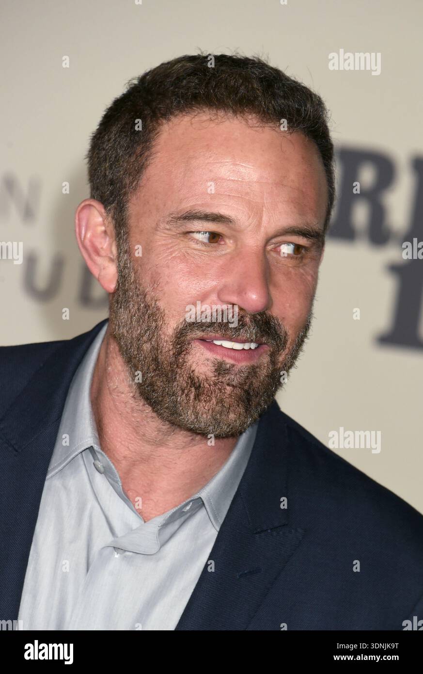 LOS ANGELES, CA - FEBRUARY 10: Ben Affleck at the premiere of Crime 101 ...