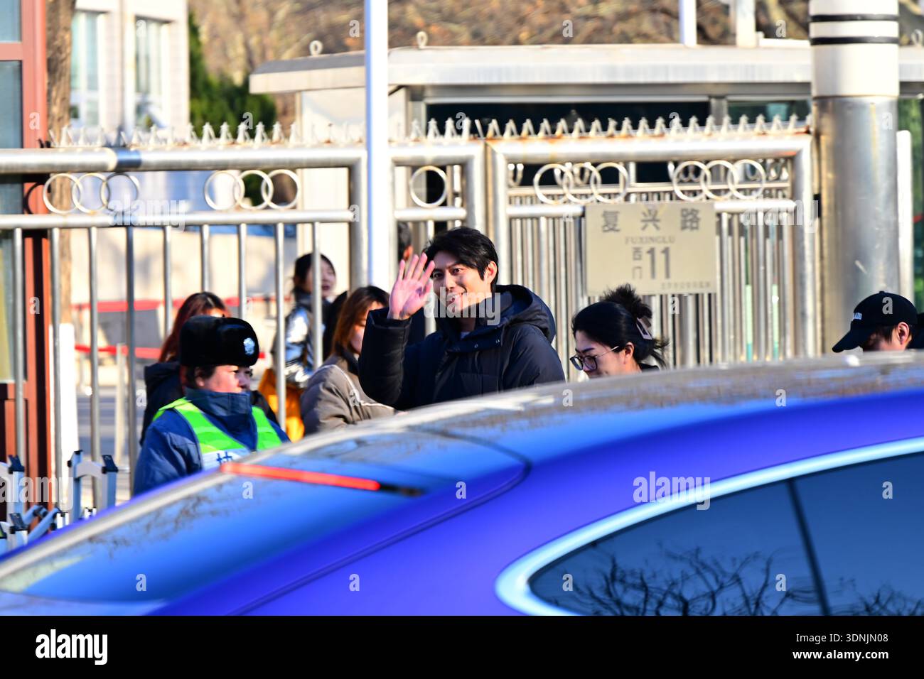 Chinese actor Ai Lun attends the fourth rehearsal for the 2026 CCTV ...