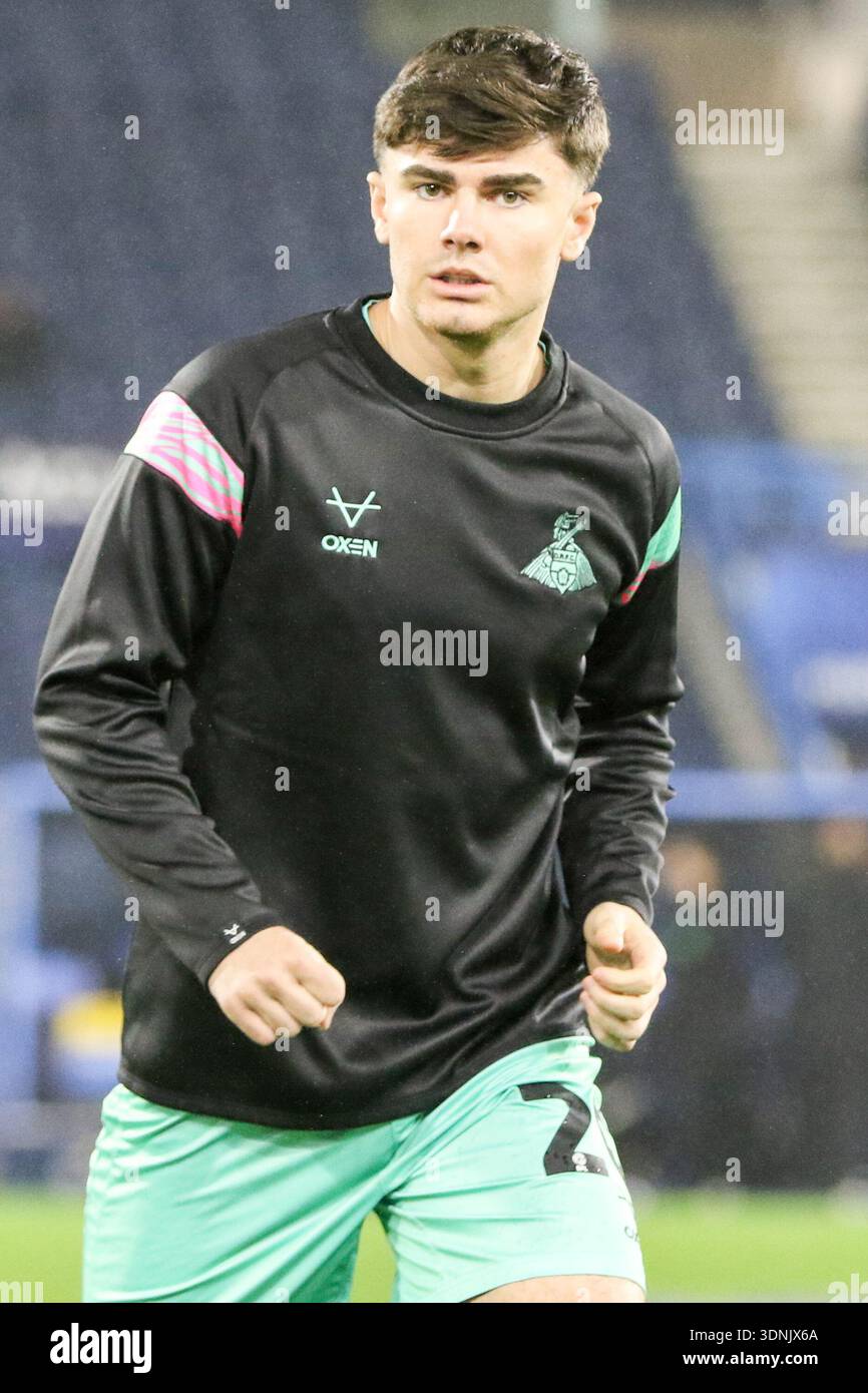 Darren Robinson (20 Doncaster Rovers) before the EFL Vertu Trophy ...