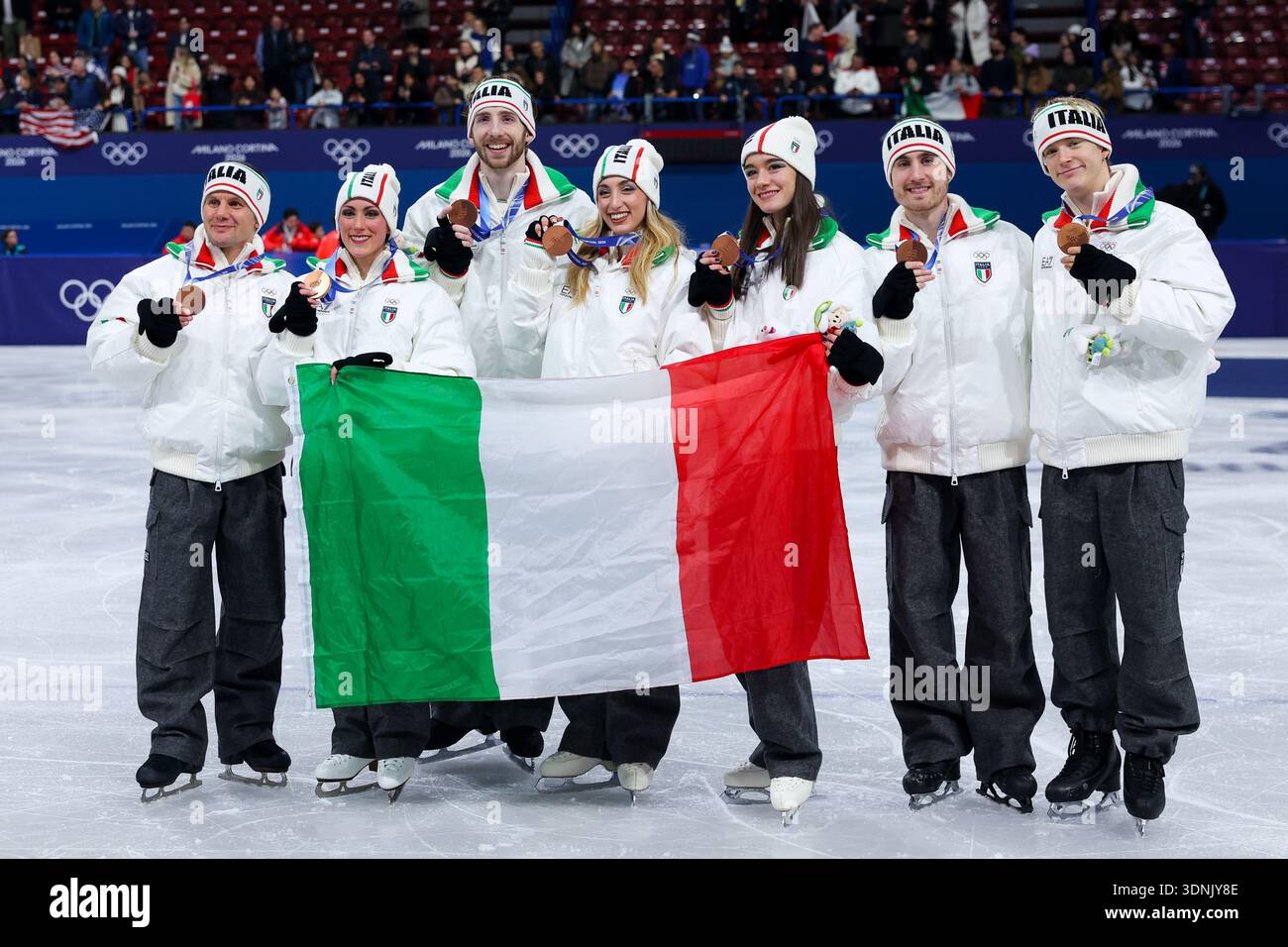 Milan winter olympics figure skating event hi-res stock photography and ...