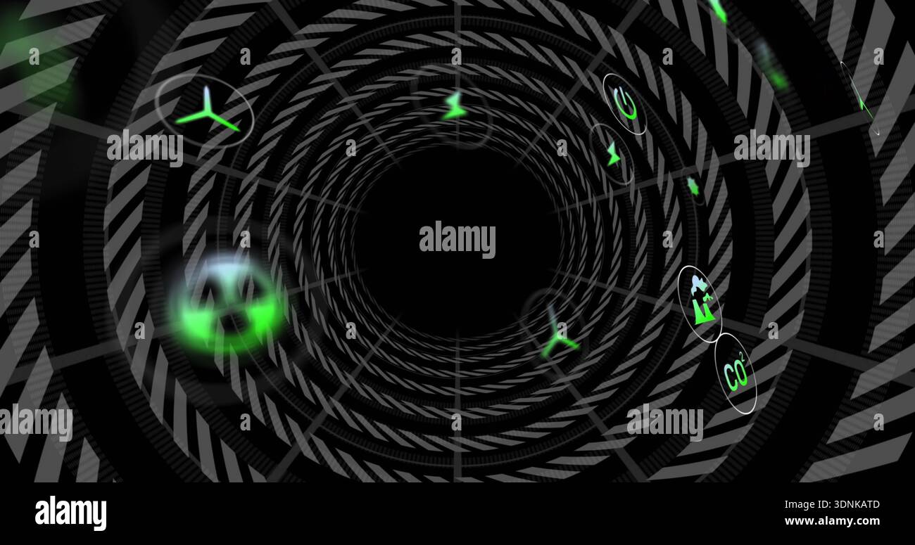 Spiraling central black void hi-res stock photography and images - Alamy