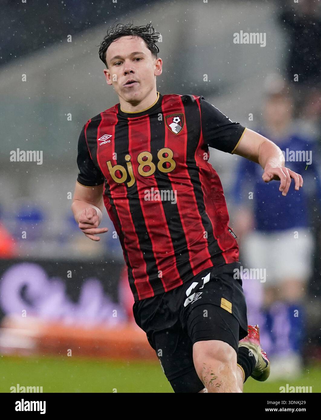 Liverpool, England, 10th February 2026. Alex Tóth of Bournemouth during ...
