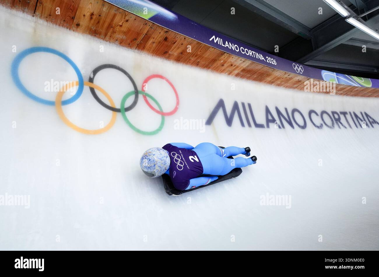 Italy's Alessandra Fumagalli during the Women's Skeleton Training at ...