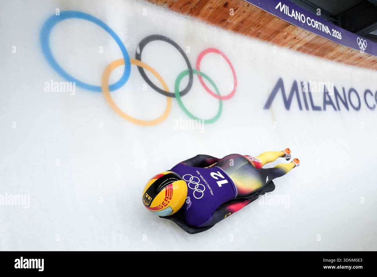 Germany's Hannah Neise during the Women's Skeleton Training at the ...