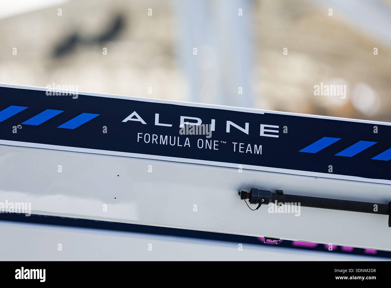 Alpine F1 Team logo illustration during the Formula 1 Aramco pre-season ...