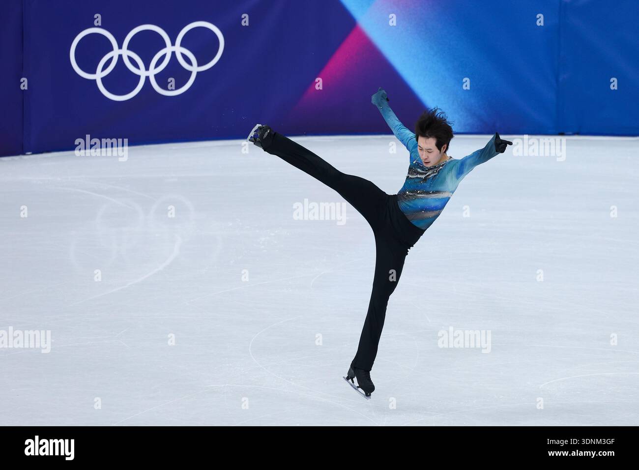 Boyang Jin of China competes during the Figure Skating Team Event Men ...