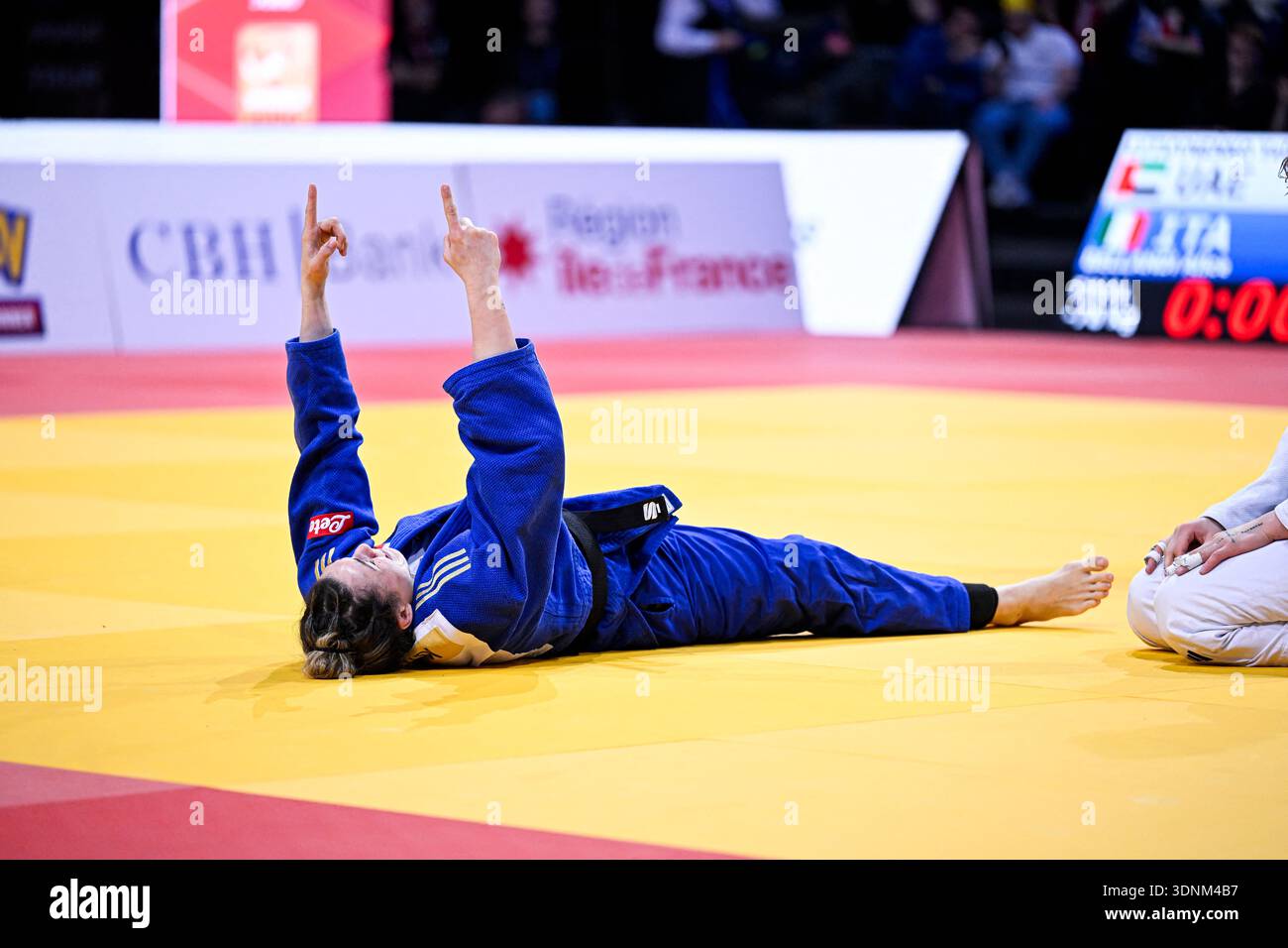 BELLANDI ALICE celebrates his victory during the Paris Grand Slam 2026 ...