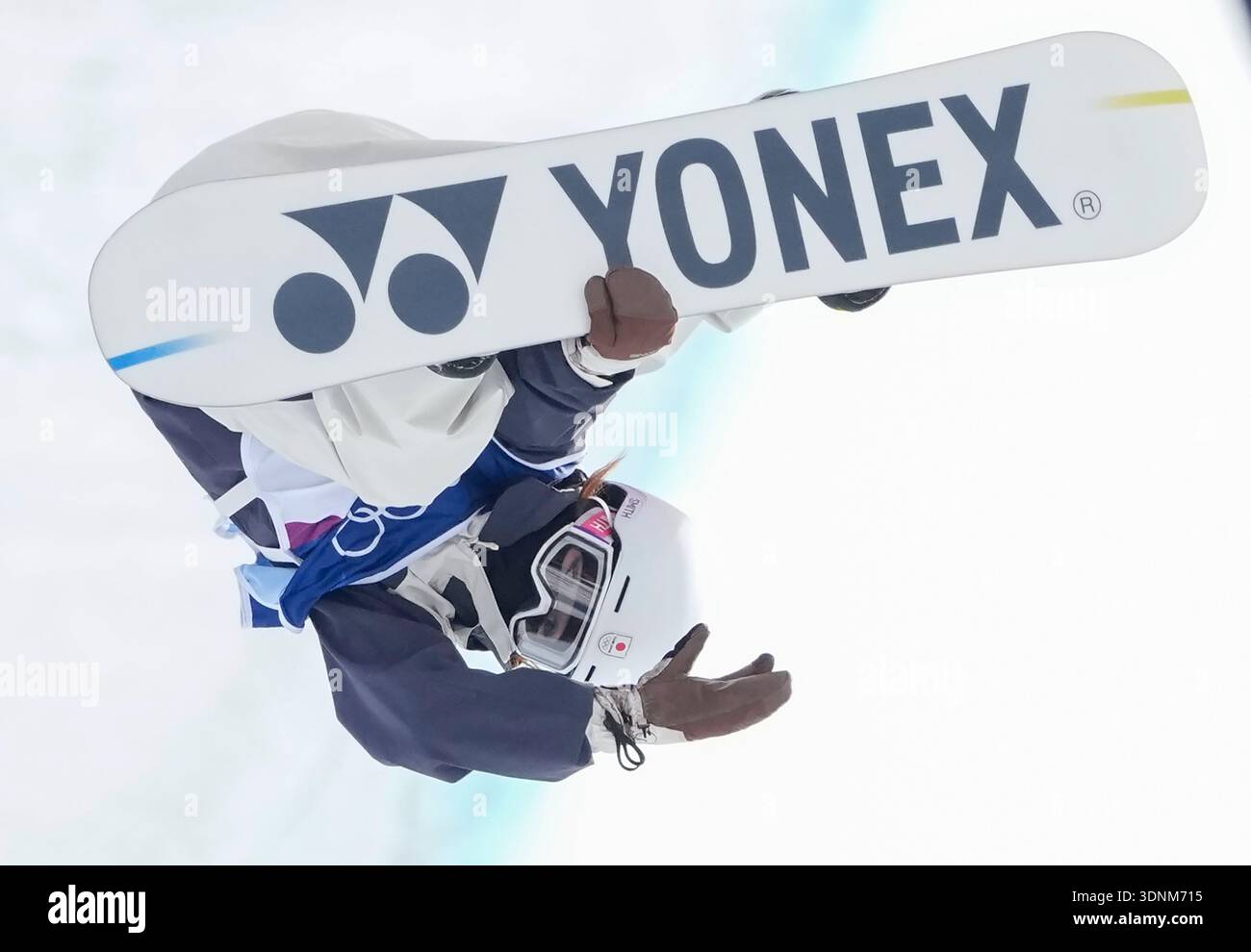Sena Tomita of Japan competes in the Women's Snowboard Halfpipe ...