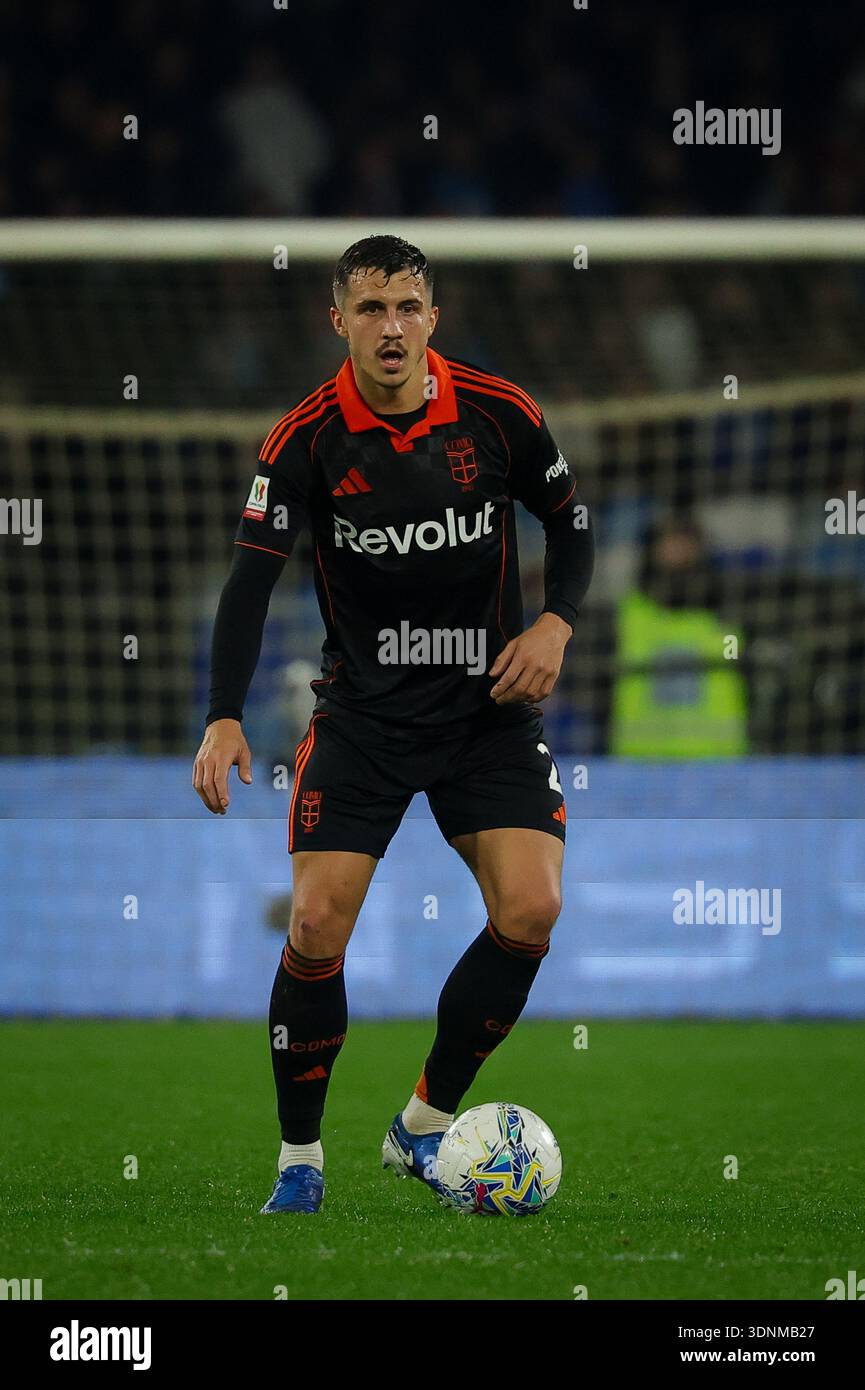 Como’s Ivan Smolcic during the quarter-finals Frecciarossa Italian Cup ...