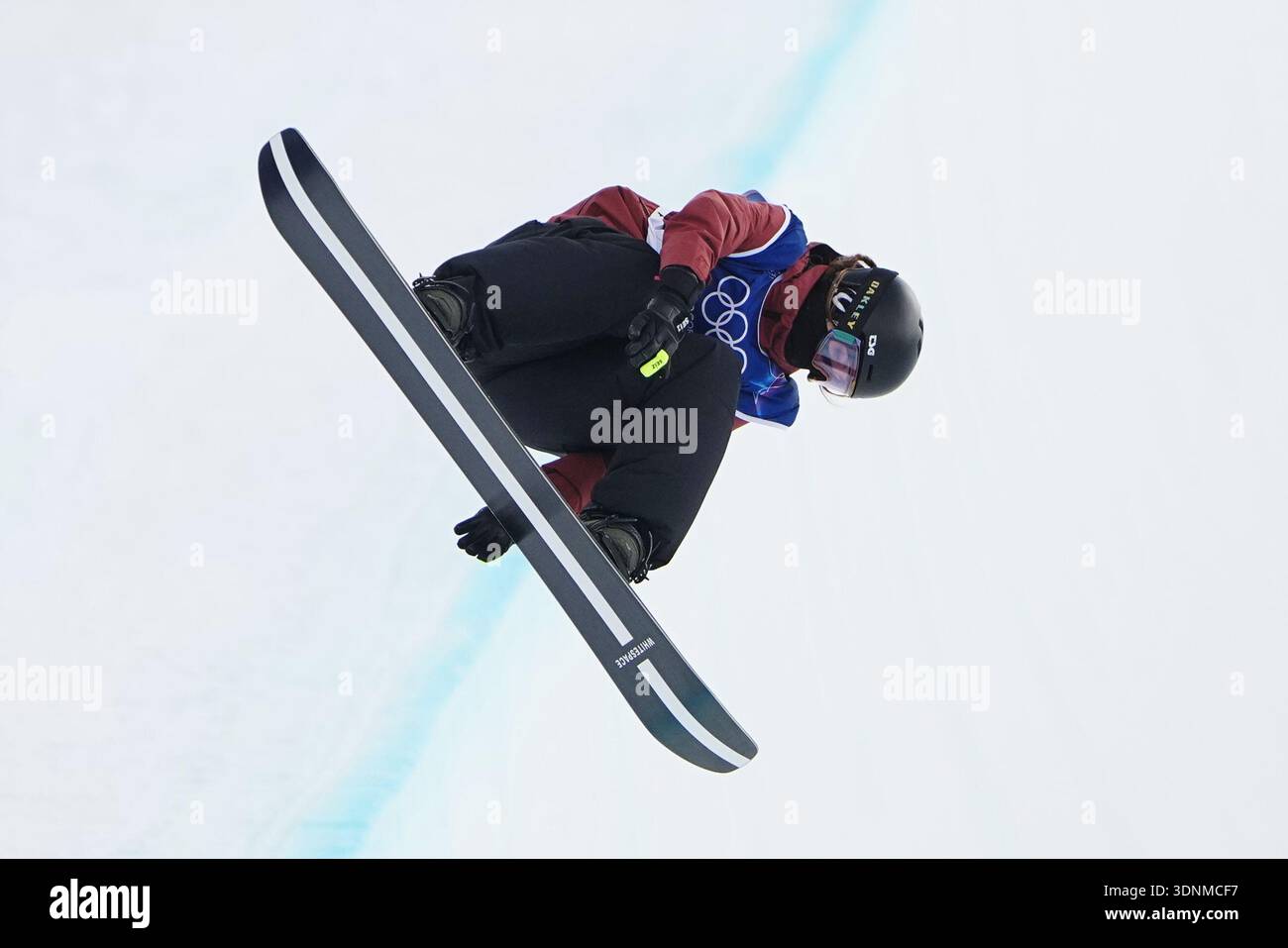 Germany's Leilani Ettel competes during the women's snowboarding ...