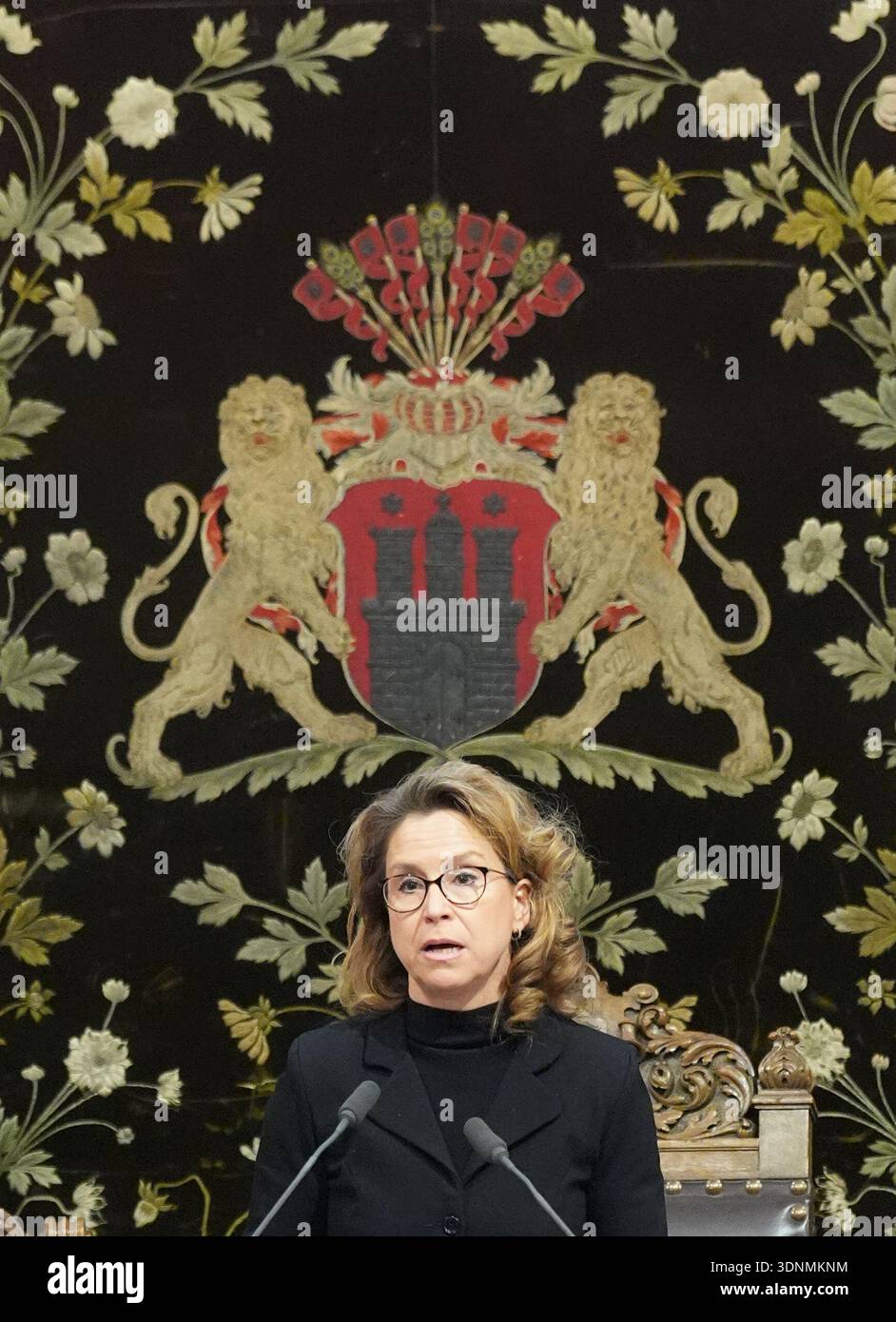11 February 2026, Hamburg: Carola Veit (SPD), President of the Hamburg ...
