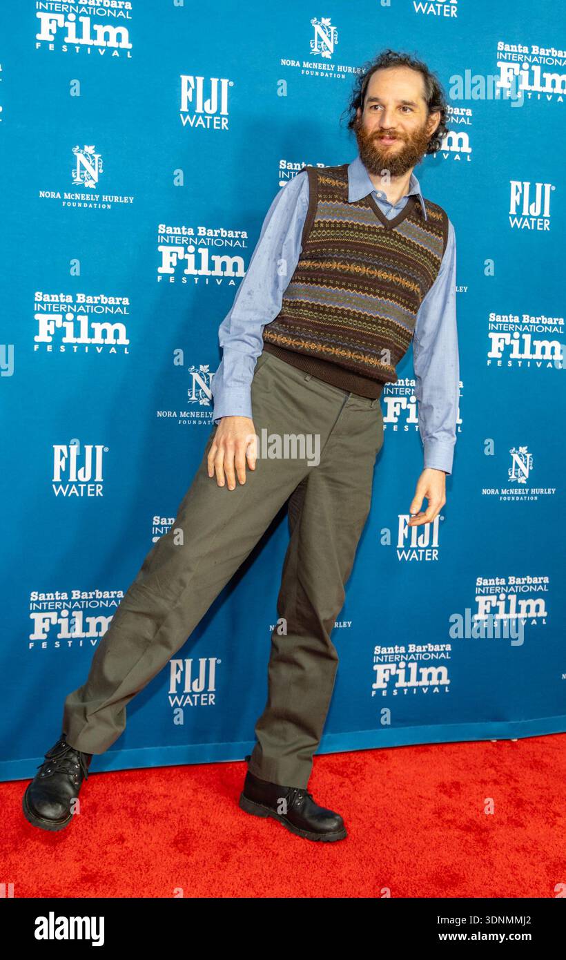 Josh Safdie arrives at the 41st Santa Barbara International Film ...