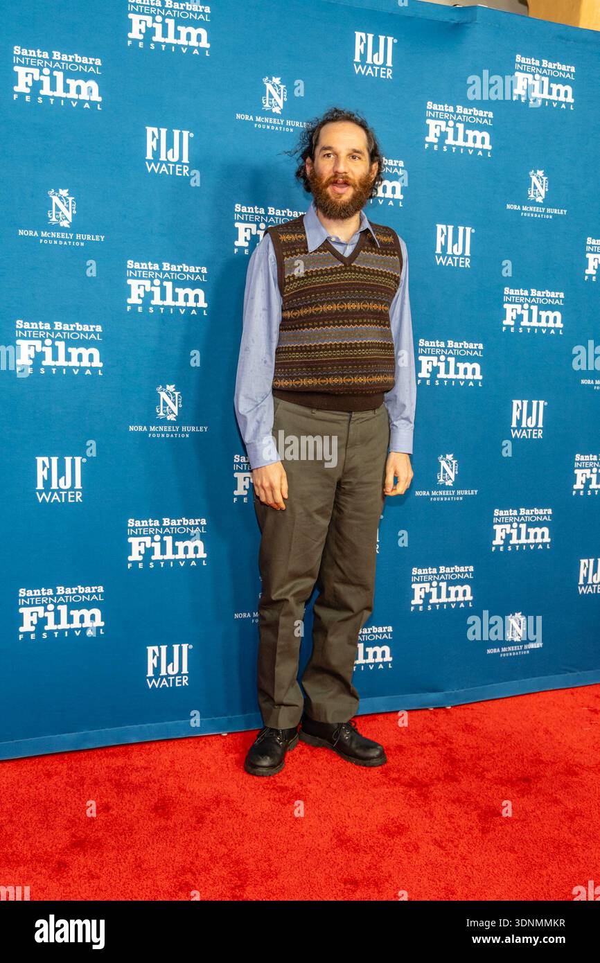 Josh Safdie arrives at the 41st Santa Barbara International Film ...