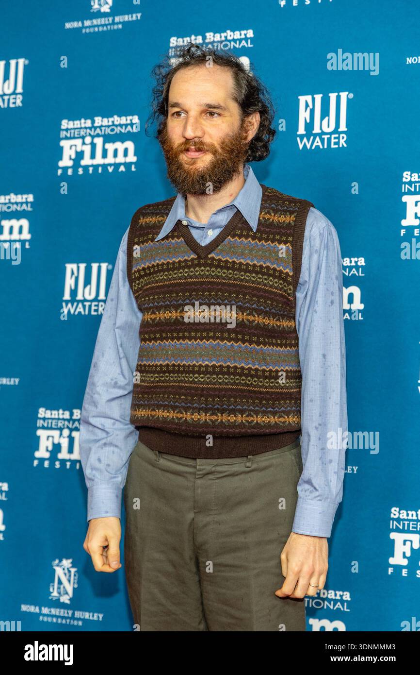 Josh Safdie arrives at the 41st Santa Barbara International Film ...