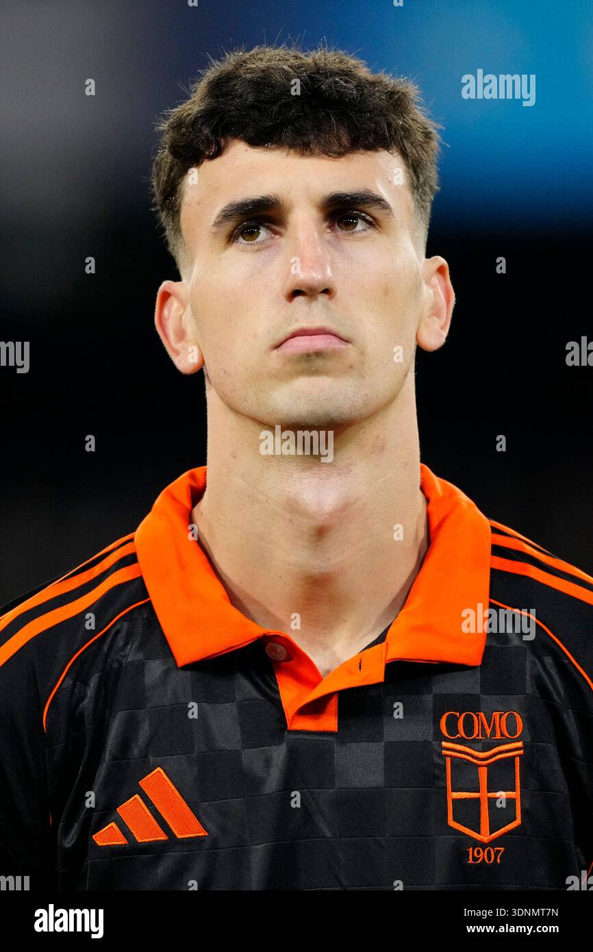 Naples, Italy. 10 Feb, 2026. Jacobo Ramon of Como 1907 during the Coppa ...