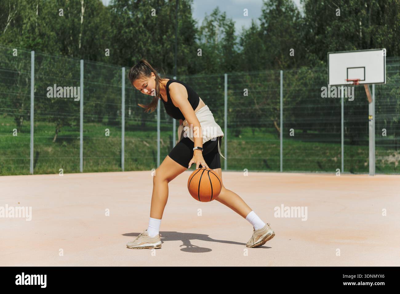 Dribbling stance hi-res stock photography and images - Alamy
