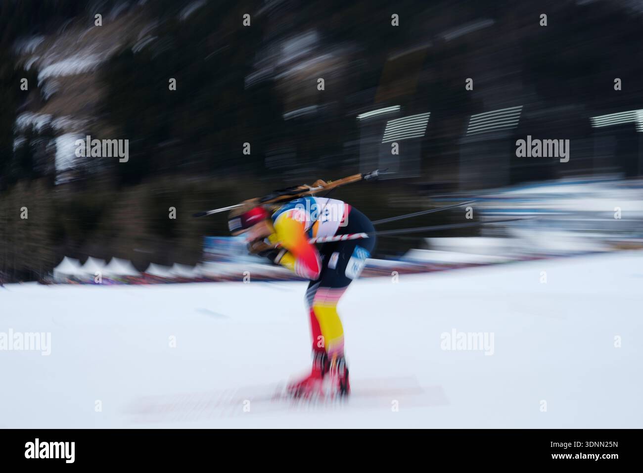 Maya Cloetens, of Belgium, competes in the women's 15-kilometer ...