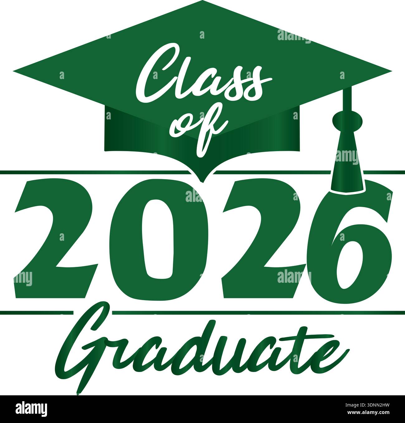 Class 2026 graduate green hi-res stock photography and images - Alamy