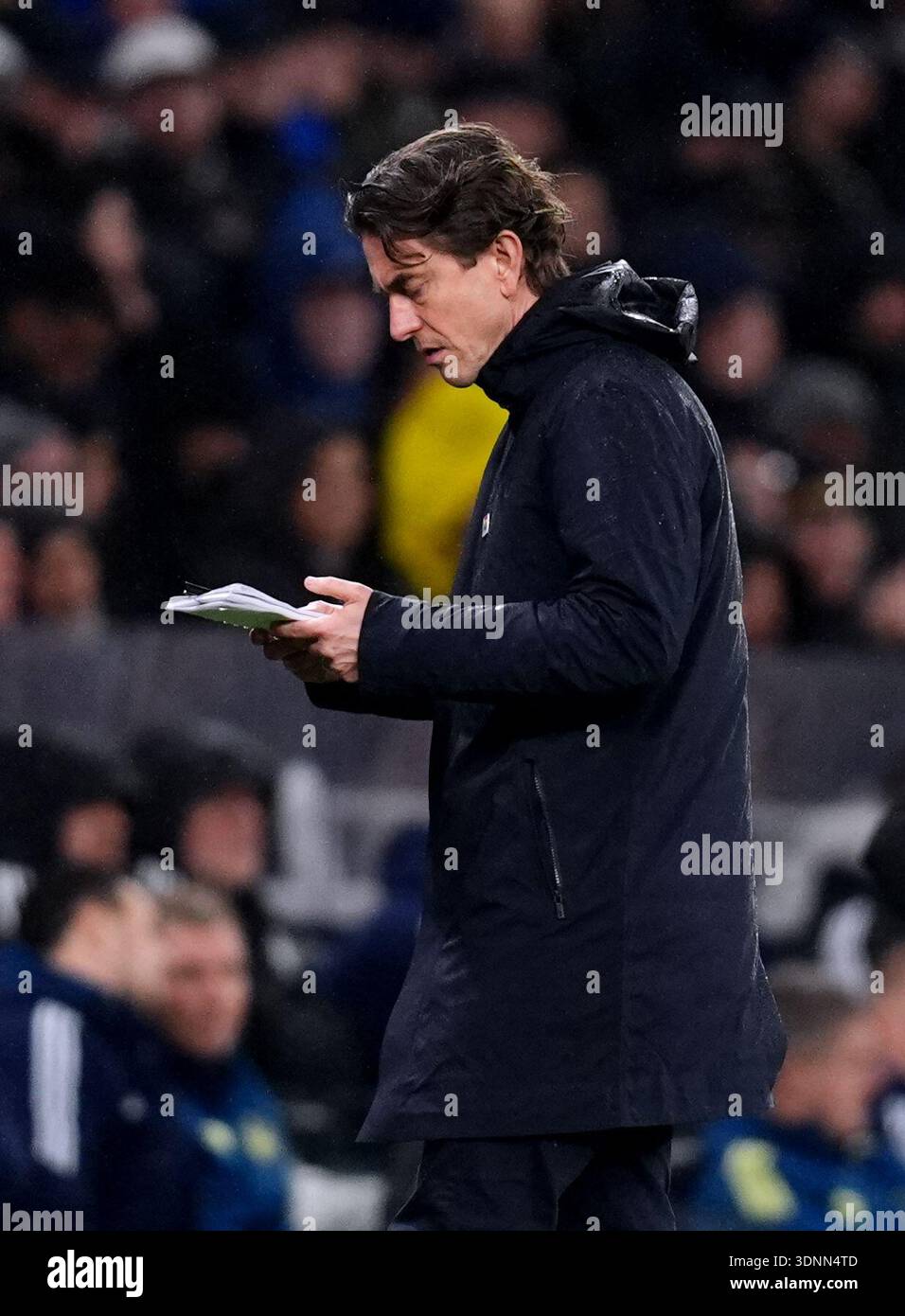Tottenham newcastle 10 february 2026 thomas frank hi-res stock ...