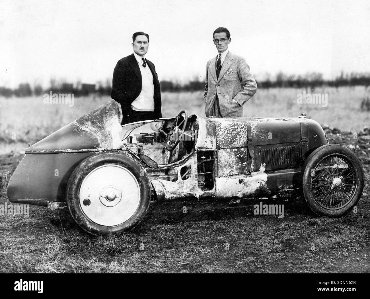 Car involved in incident Black and White Stock Photos & Images - Alamy