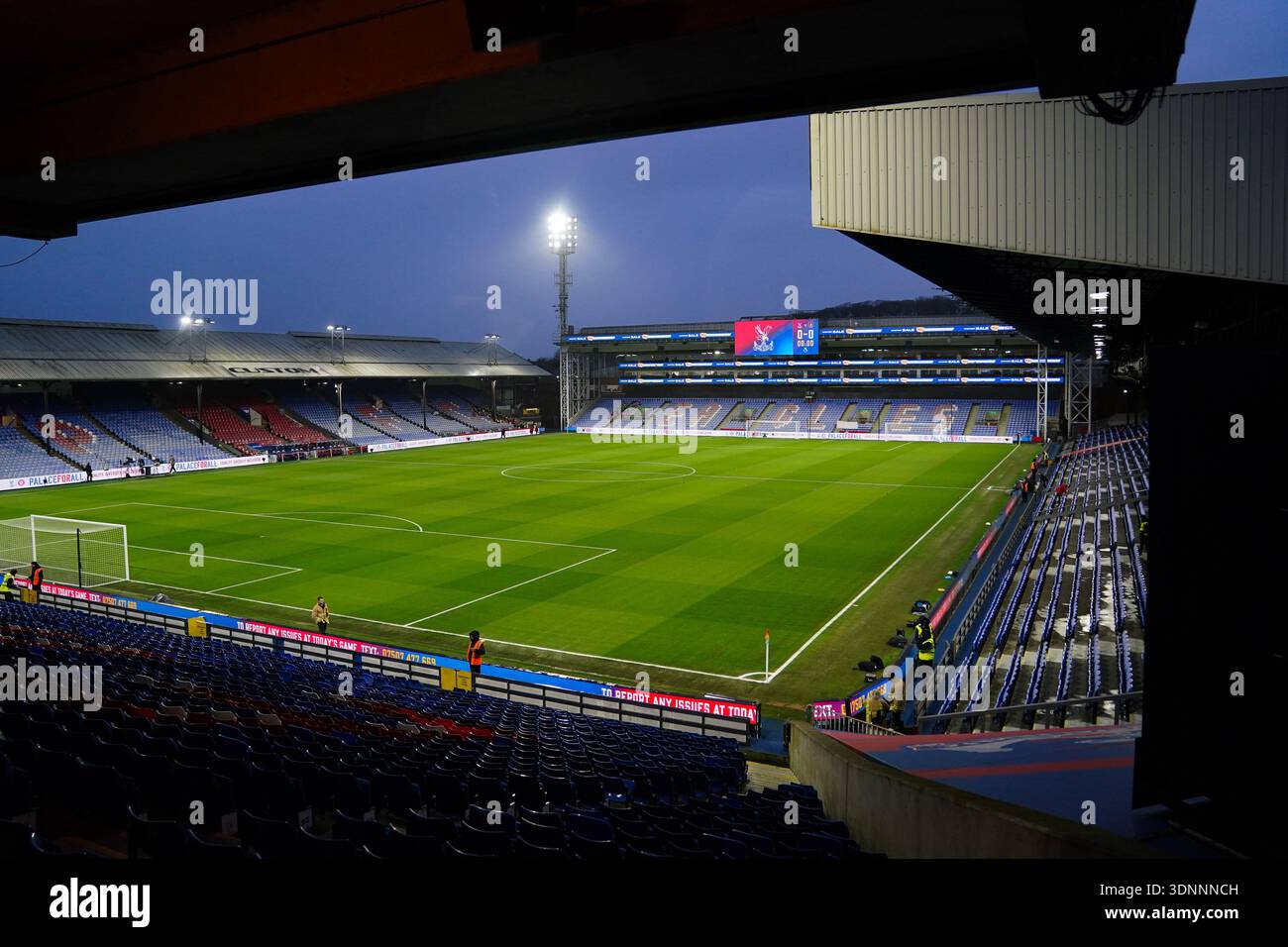 A general view of Selhurst Park prior to the Crystal Palace v Burnley ...