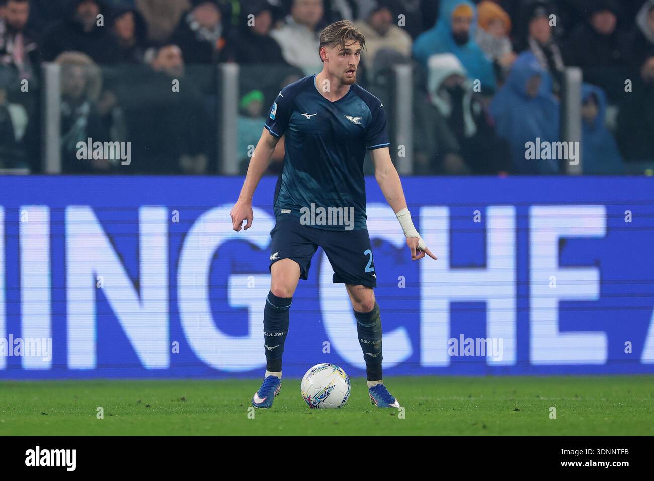 Turin, Italy, 8th February 2026. Kenneth Taylor of SS Lazio during the ...