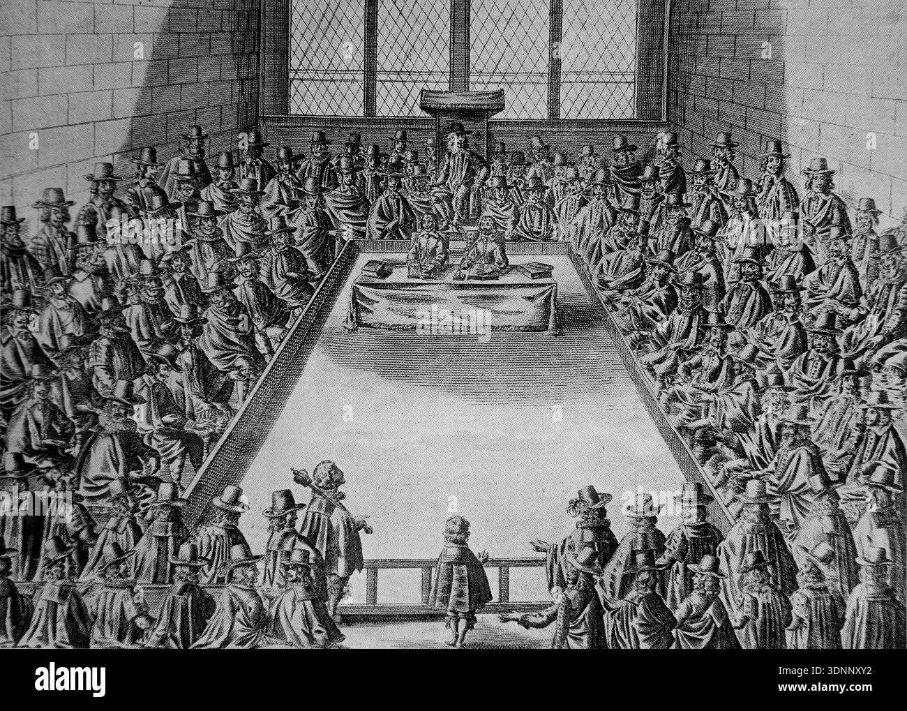 Illustration of Politicians in the House of Commons during the Reign of ...