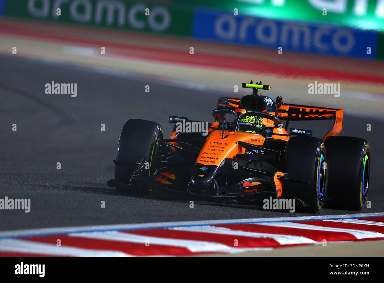Lando Norris of McLaren Mastercard Formula 1 Team on track during F1 ...