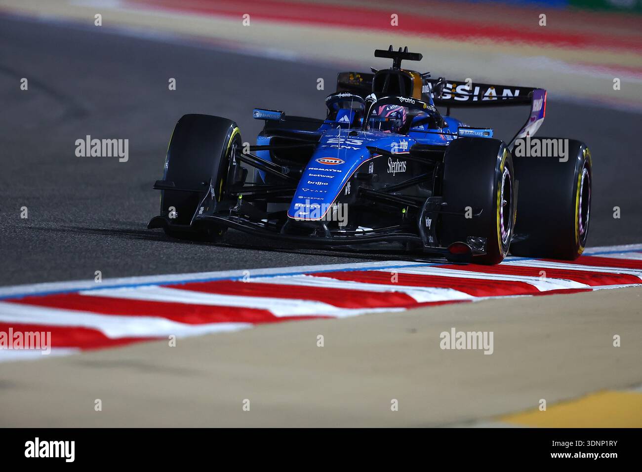 Alexander Albon of Atlassian Williams Racing on track during F1 Pre ...