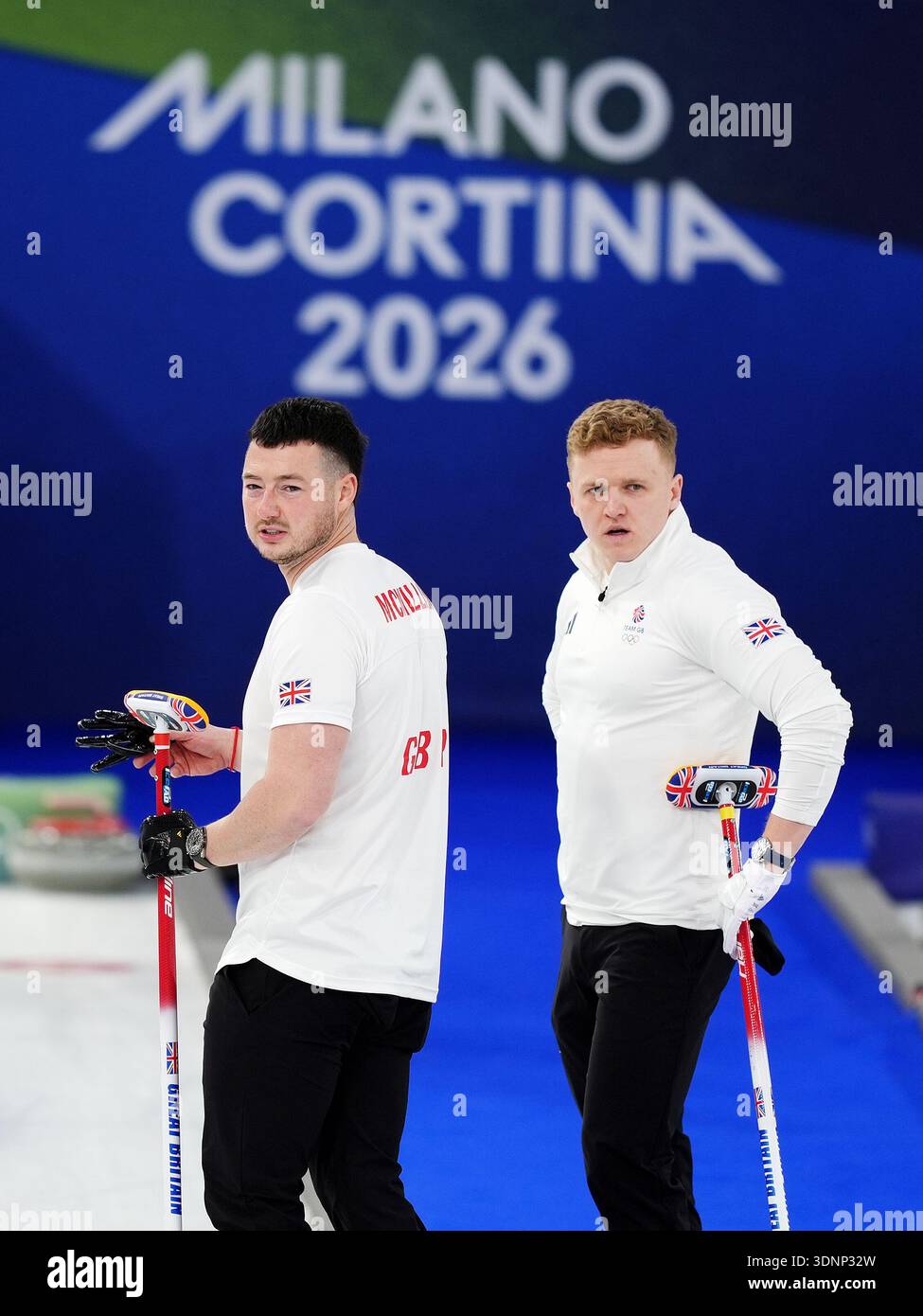 Great Britain's Hammy McMillan (left) and Great Britain's Bobby Lammie ...