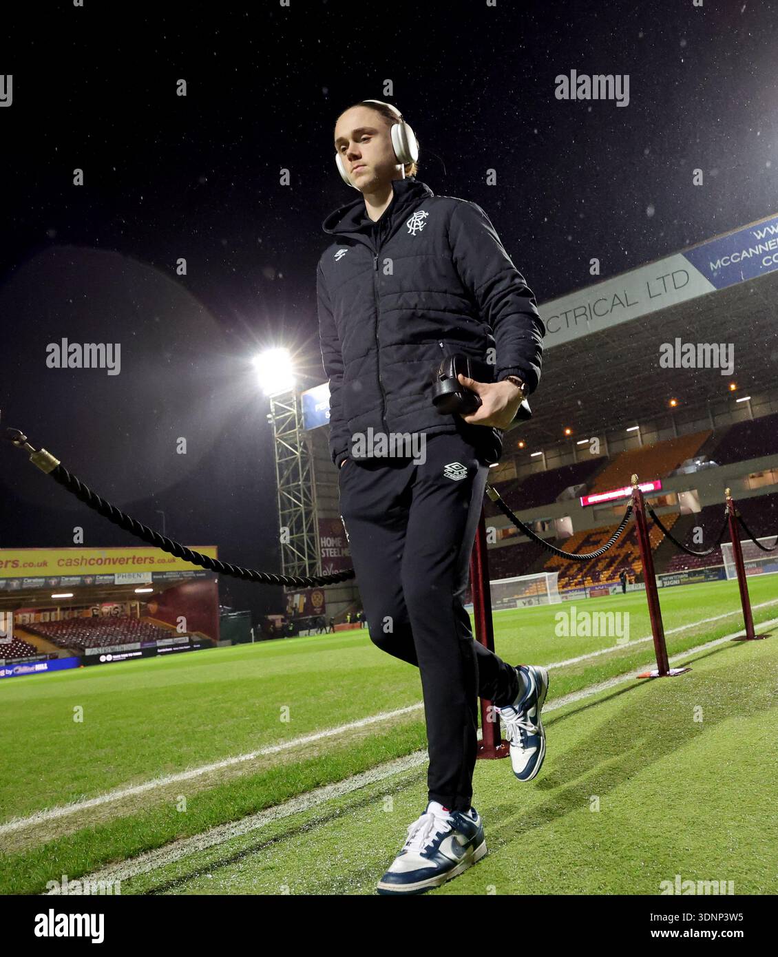 Rangers' Thelo Aasgaard before the William Hill Premiership match at ...