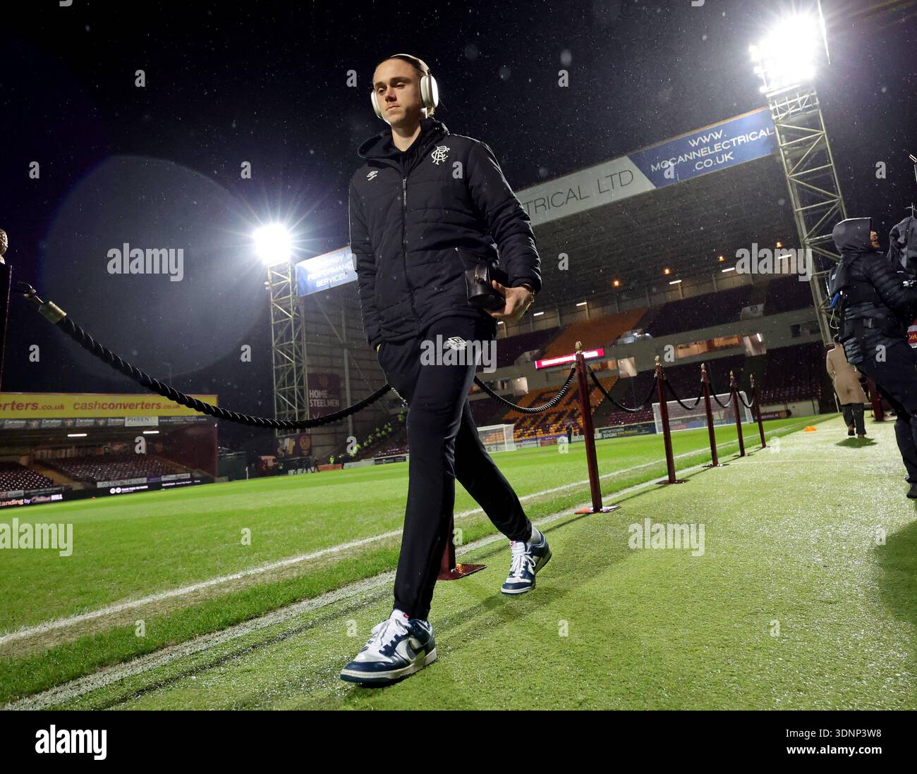 Rangers' Thelo Aasgaard before the William Hill Premiership match at ...