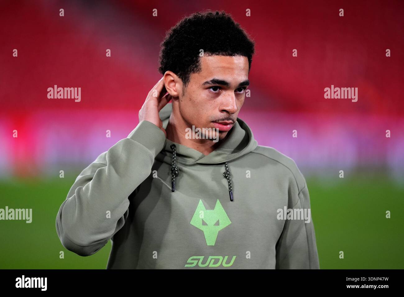 Wolverhampton Wanderers' Tom Edozie during the Premier League match at ...
