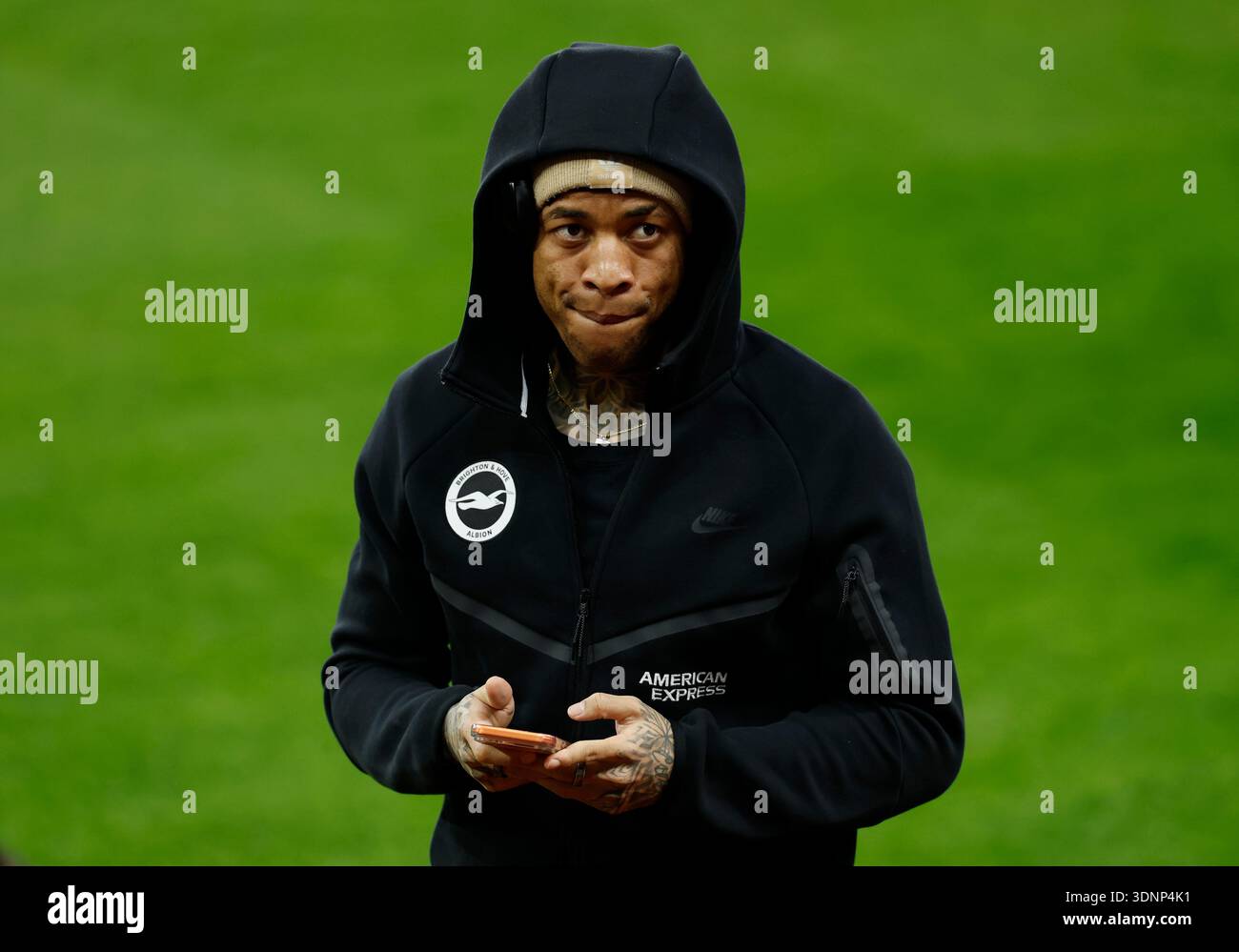Brighton and Hove Albion's Igor Julio before the Premier League match ...