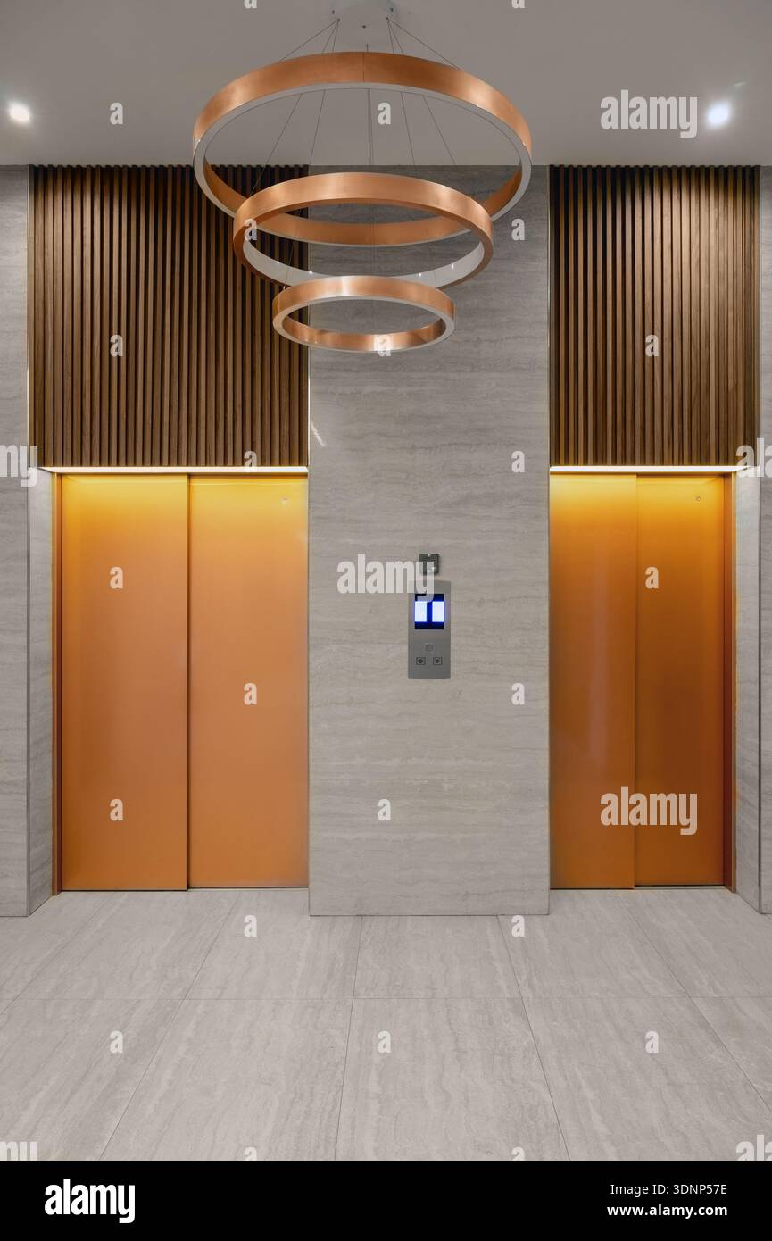 Lobby features modern elevator hi-res stock photography and images - Alamy