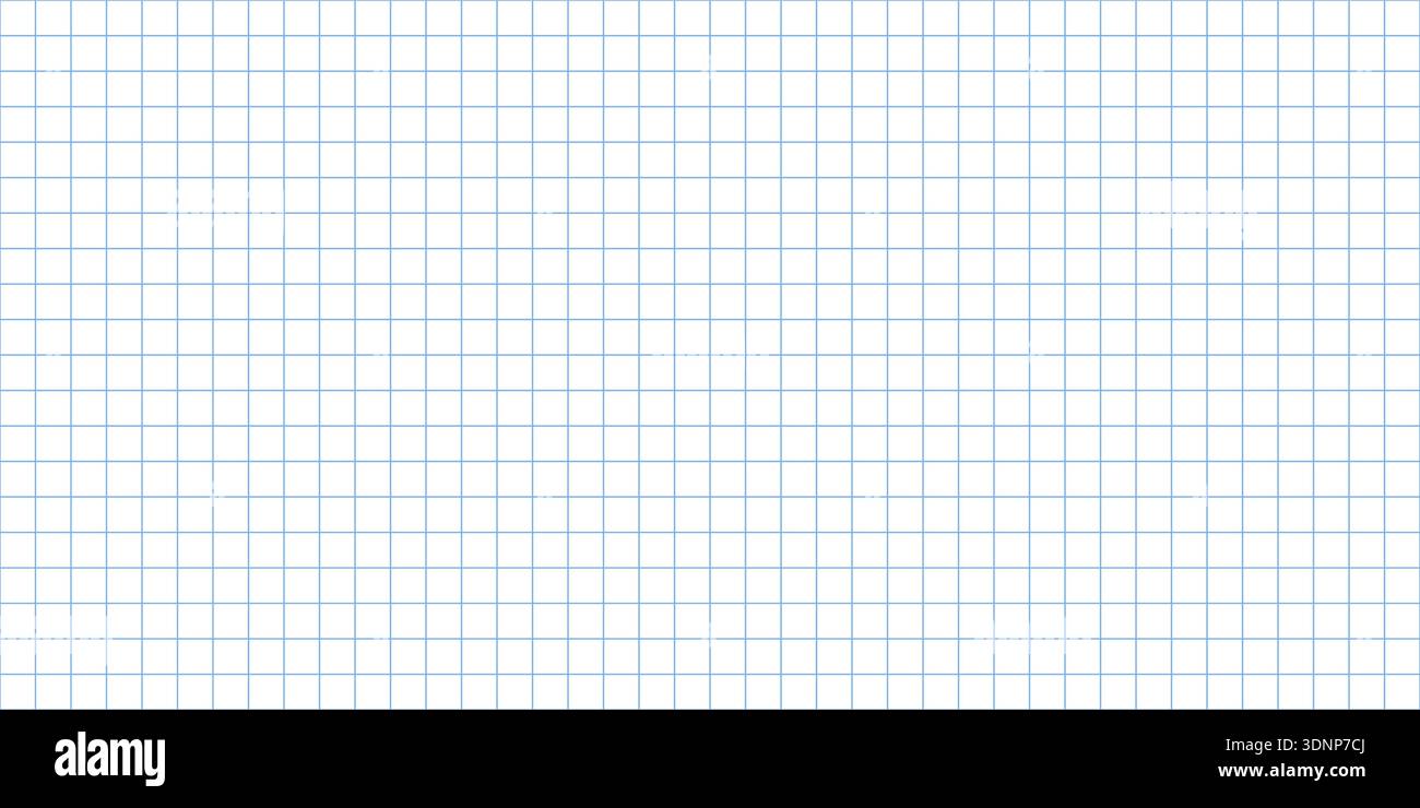 Grid paper background with square pattern for math notebook. White ...