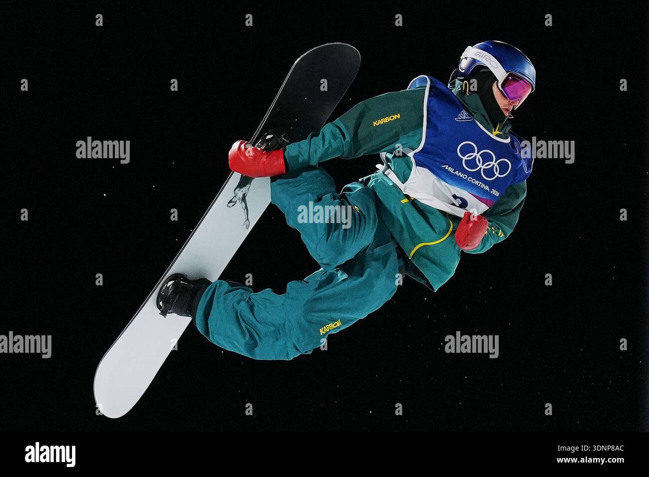 Australia's Scotty James competes during the men's snowboarding ...