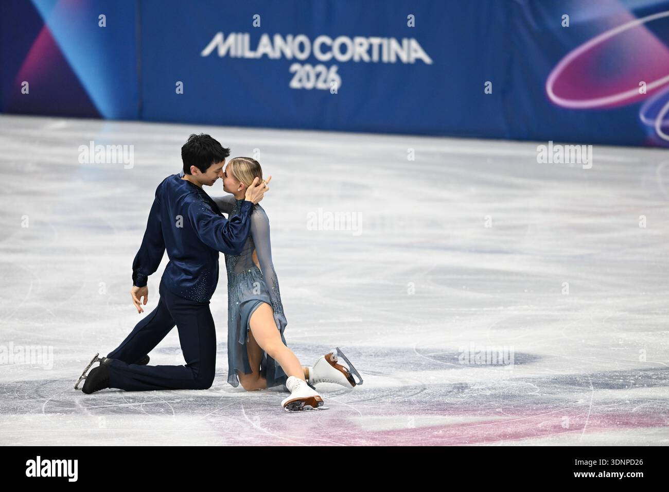 HARRIS Holly/CHAN Jason (AUS) during Figure Skating Ice Dance, Olympic ...