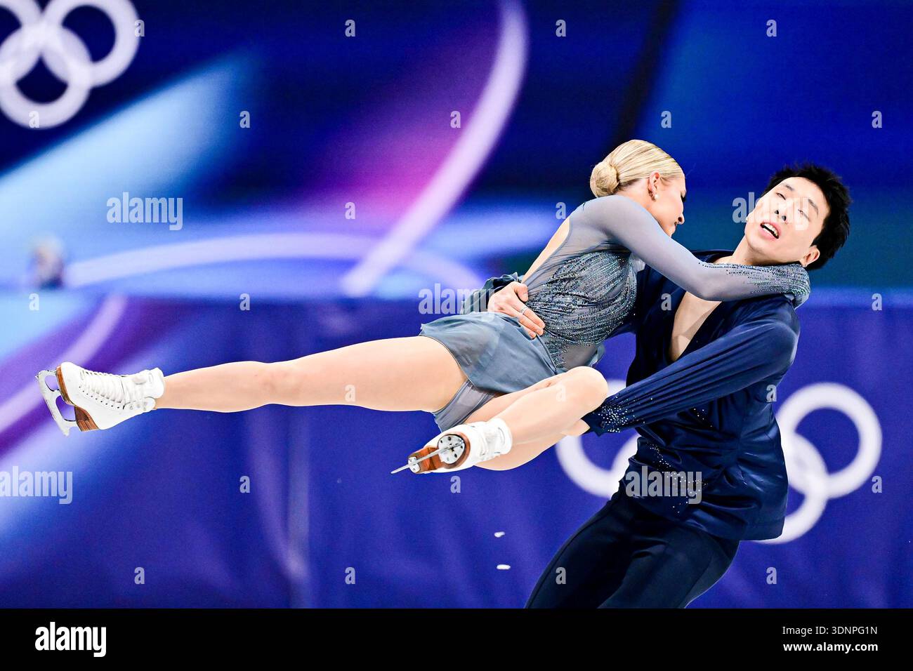 Holly HARRIS & Jason CHAN (AUS), during Ice Dance Free Dance, at the ...