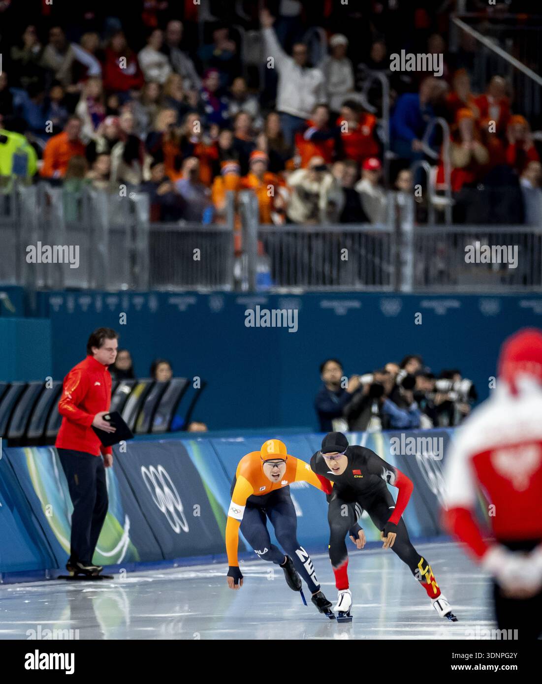 MILAN - Joep Wennemars during the 1,000 meters of long track speed ...