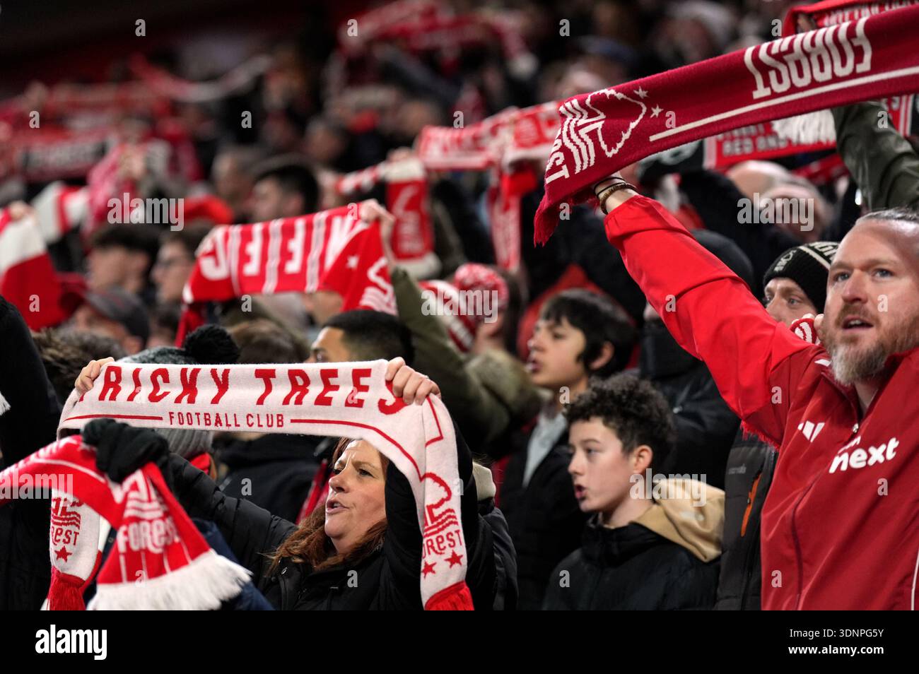 Nottingham Forest fans ahead of the Premier League match at the City ...