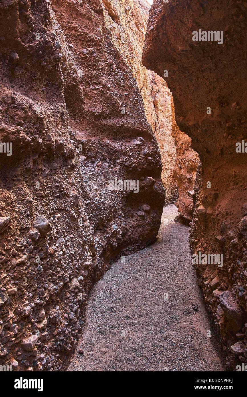 Narrow desert canyon sunlit hi-res stock photography and images - Alamy