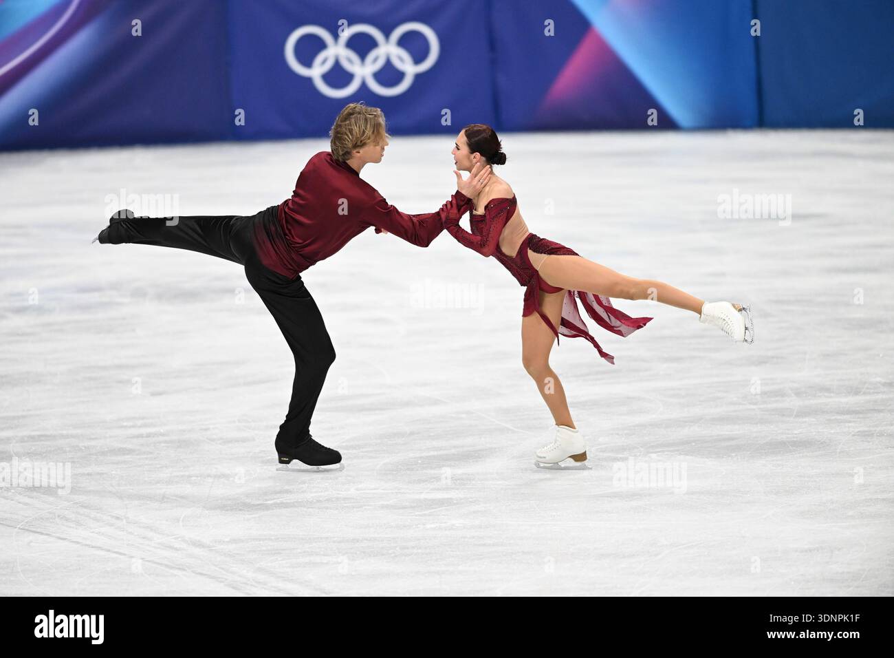DAVIS Diana / SMOLKIN Gleb (GEO) during Figure Skating Ice Dance ...