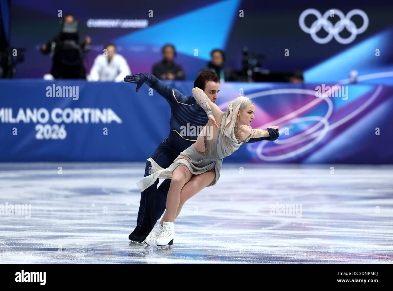 Spain's Olivia Smart and Tim Dieck during the Figure Skating ice dance ...