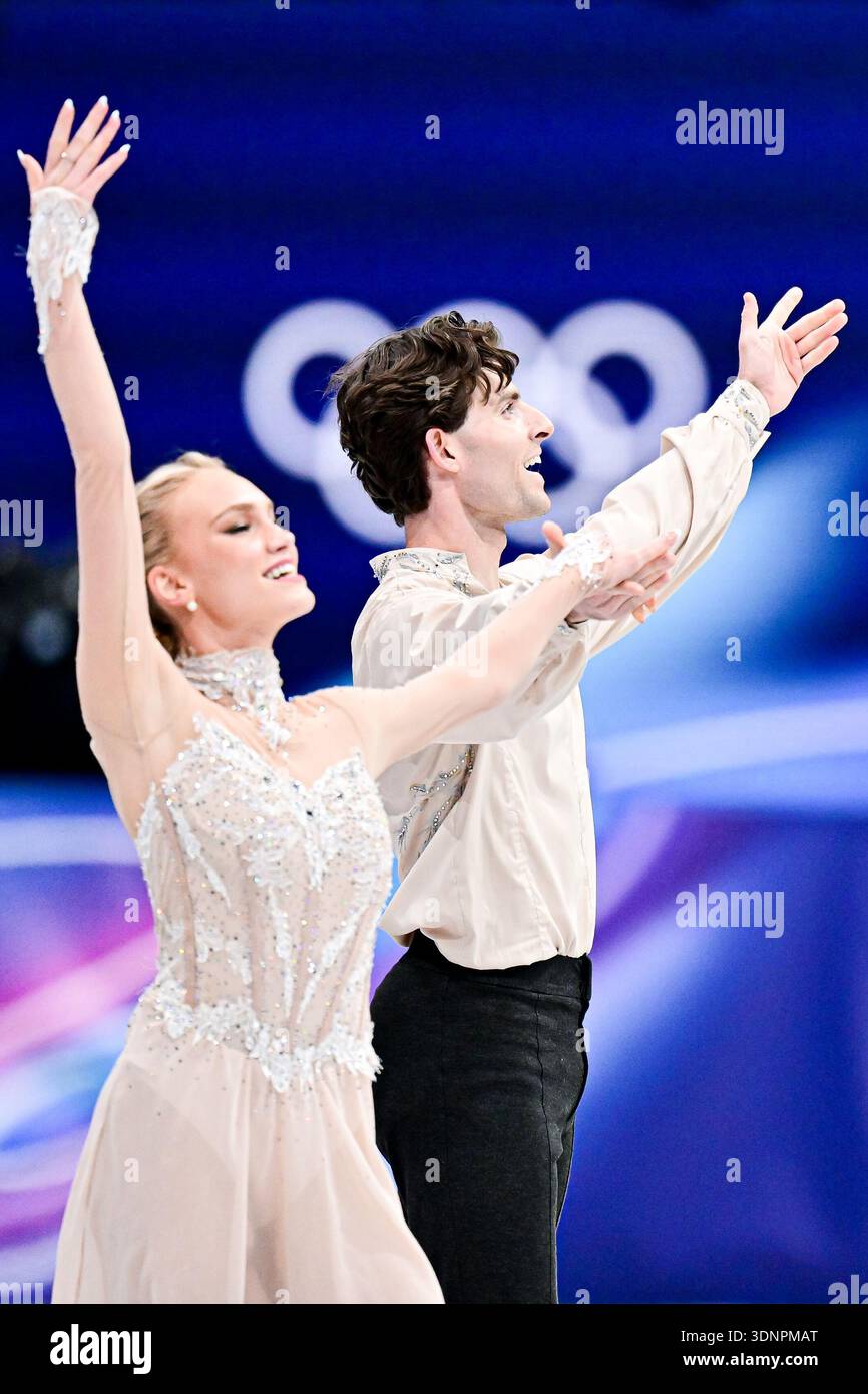 Phebe BEKKER & James HERNANDEZ (GBR), during Ice Dance Free Dance, at ...