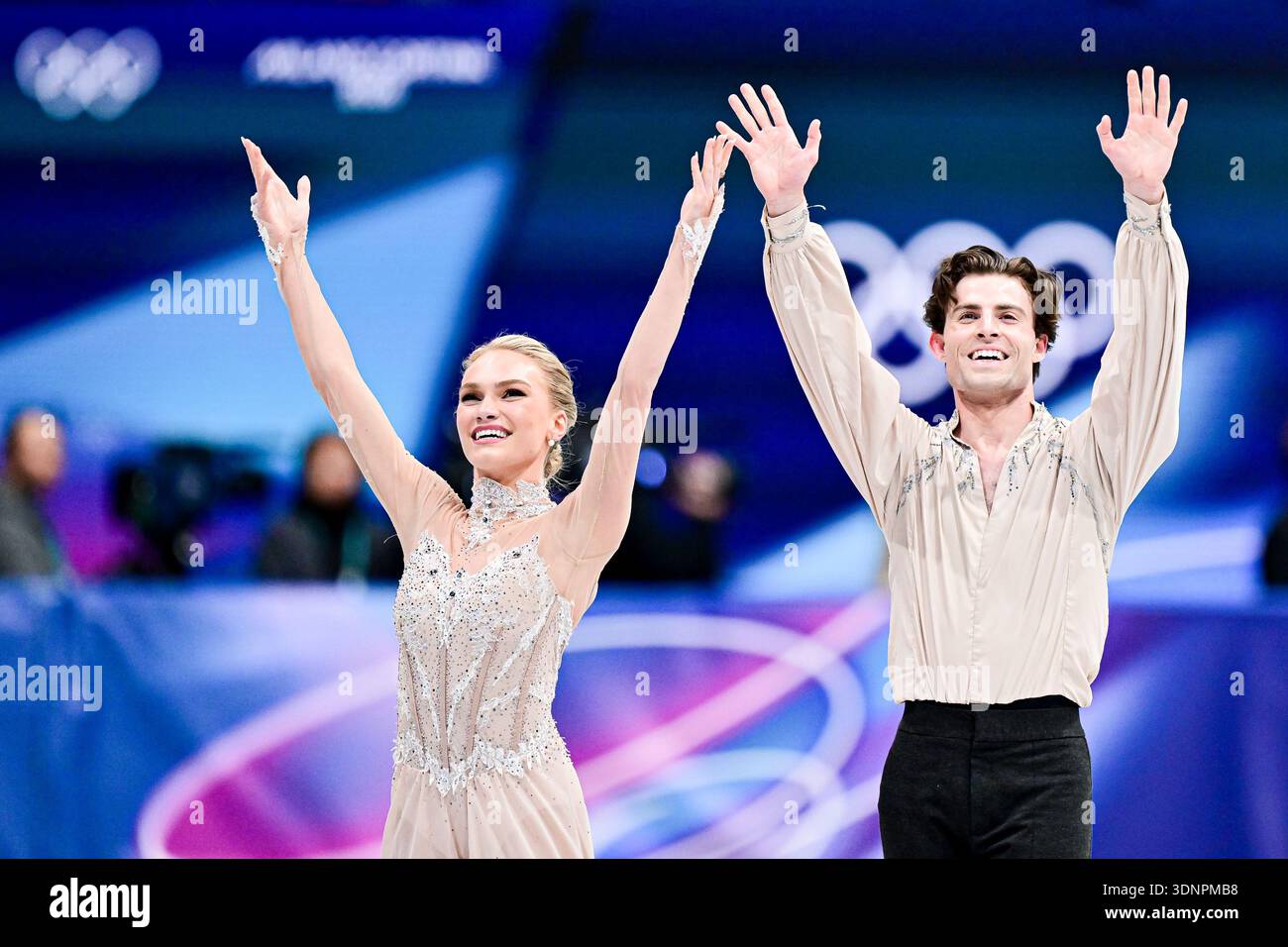 Phebe BEKKER & James HERNANDEZ (GBR), during Ice Dance Free Dance, at ...