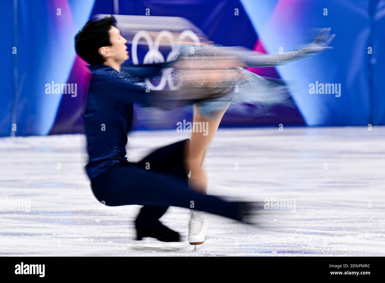 Holly HARRIS & Jason CHAN (AUS), during Ice Dance Free Dance, at the ...