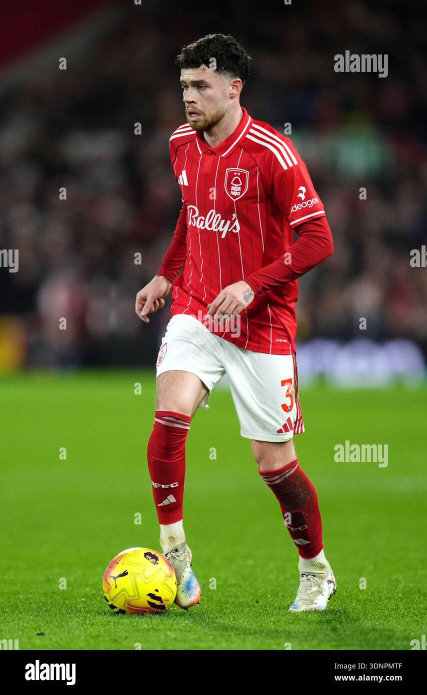 Nottingham Forest's Neco Williams during the Premier League match at ...