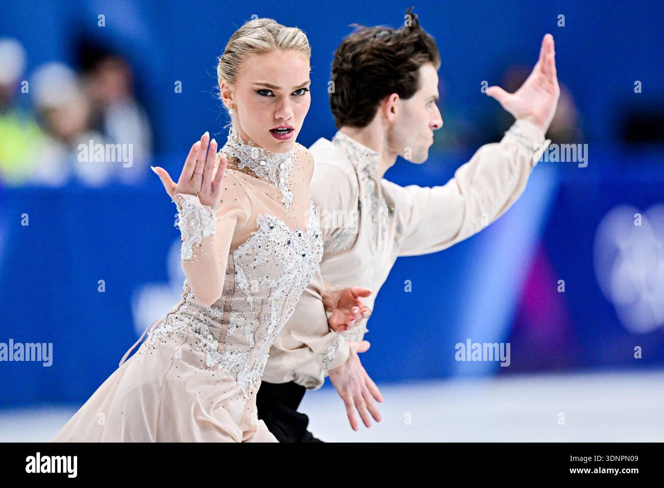 Phebe BEKKER & James HERNANDEZ (GBR), during Ice Dance Free Dance, at ...