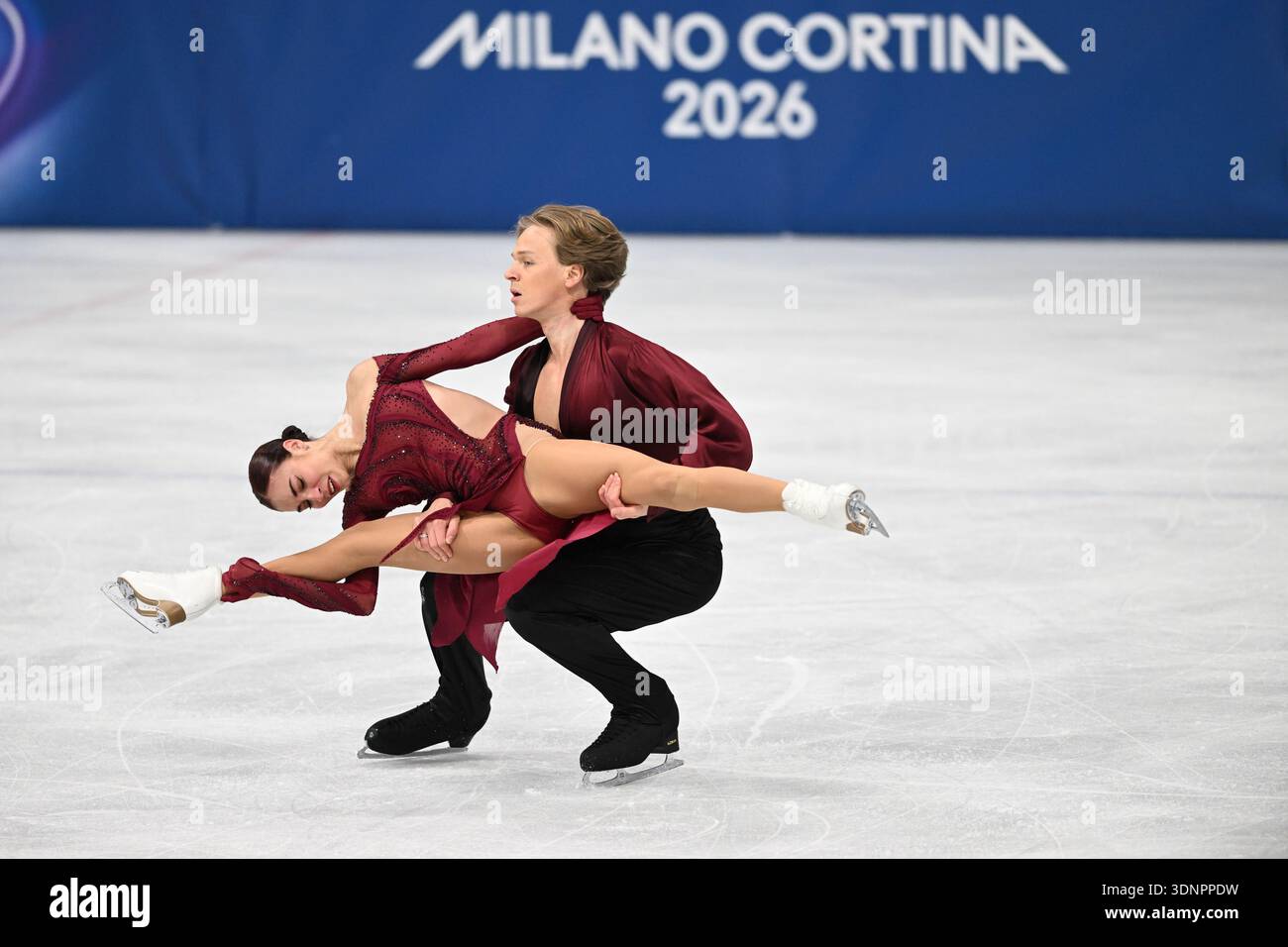 DAVIS Diana / SMOLKIN Gleb (GEO) during Figure Skating Ice Dance ...